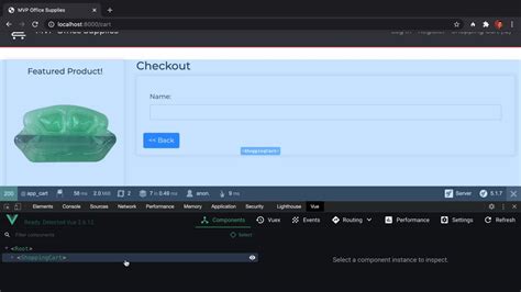 checkout form the delightful world of vue part 2 symfonycasts