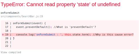 [solved] uncaught typeerror cannot read property state or props of