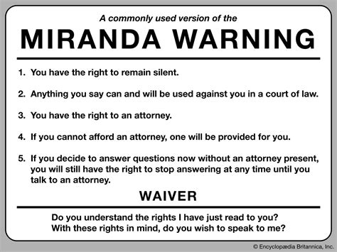 what is miranda and what do i do if my rights were not read