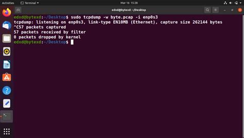 linux tcpdump command with examples bytexd