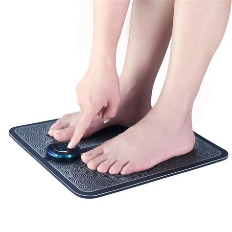 Electric Foot Massager Mat Muscle Stimulator Acupuncture Vibration