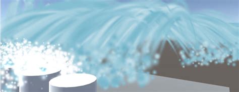 how to make the effect of waves by particle system styly