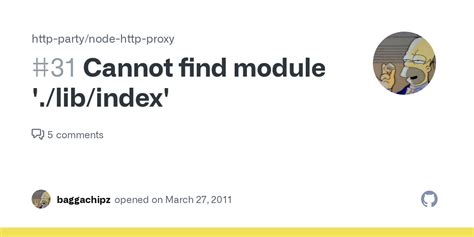 cannot find module lib index · issue 31 · party node