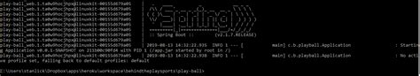 why does my spring boot app hang when started in a docker