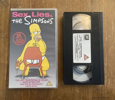 The Simpsons Sex Lies And The Simpsons Vhs 1998 £4 99 Picclick Uk