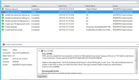 creating vms on windows server technical preview invalid upn bindertech