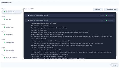 create a multi branch pipeline with gitlab