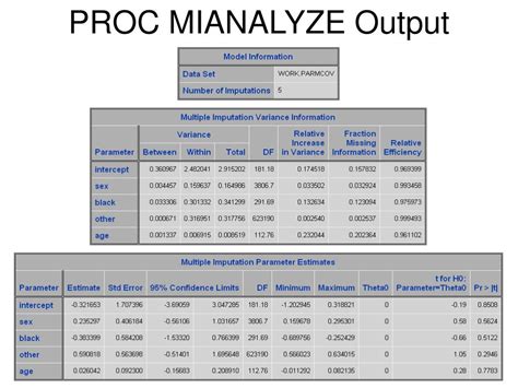 ppt multiple imputation using sas powerpoint presentation free