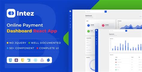 intez payment dashboard react nextjs app by quixlab themeforest