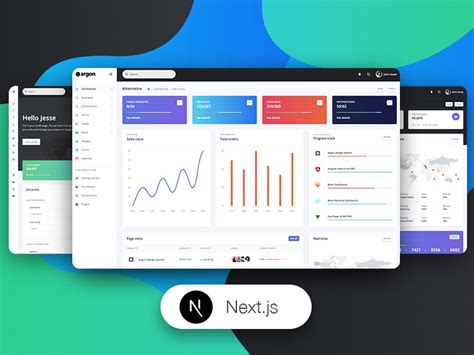 nextjs argon dashboard by creative tim