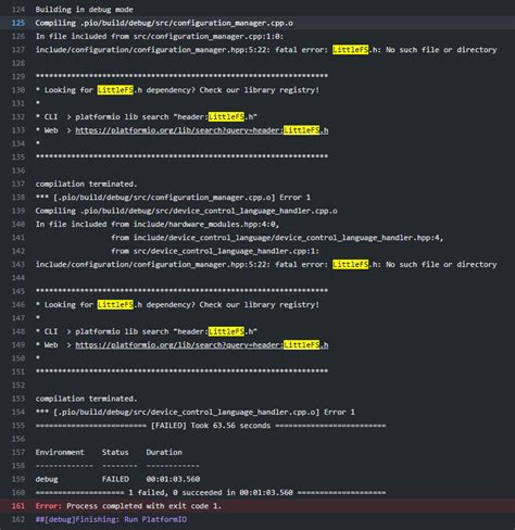 github action fails with no such file or directory platformio community
