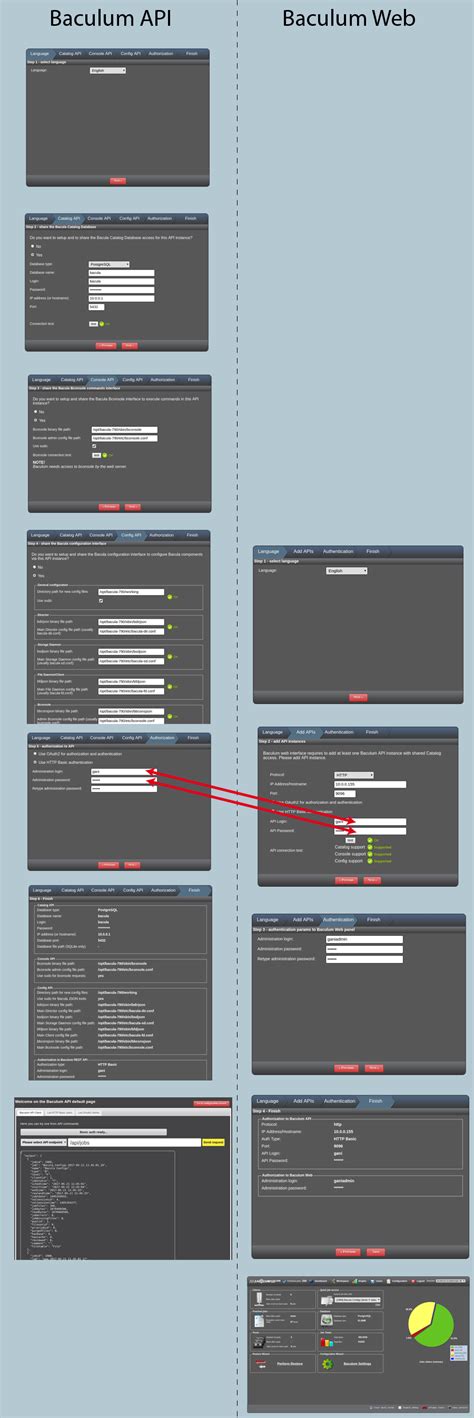 baculum api and web gui tools