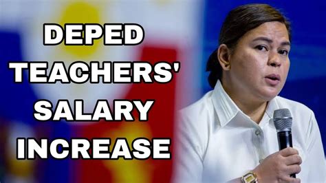 Deped Teachers Salary Increase Update Youtube