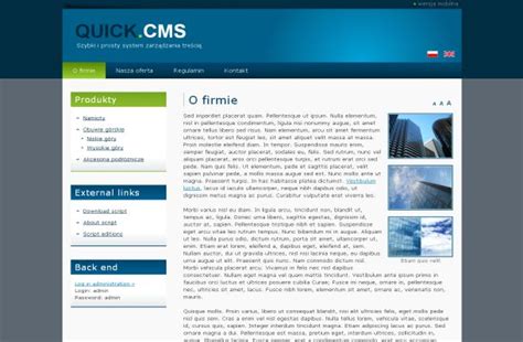 free cms php script quick cms