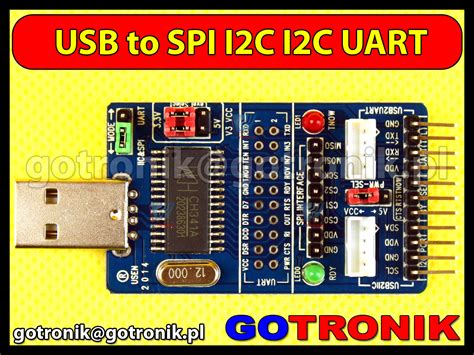 konwerter usb to spi i2c iic uart ttl isp ch341a