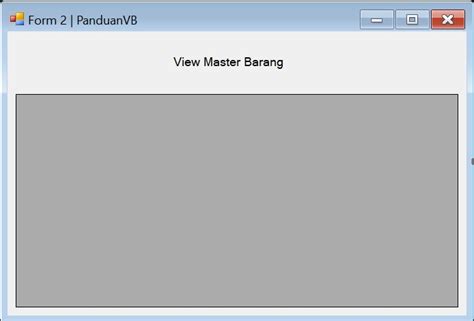 menampilkan data datagridview di textbox yang berdeda form ~ panduan