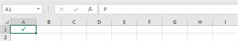 insert a check mark in excel easy excel tutorial