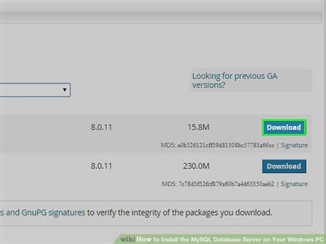 how to install the mysql database server on your windows pc