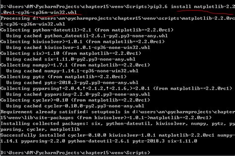 小白在windows的python里面安装matplotlib csdn开发云