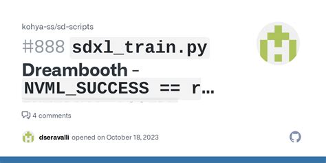 `sdxl train py` dreambooth `nvml success r internal assert failed