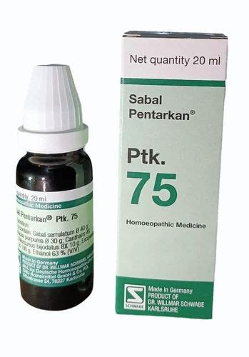 20ml Sabal Pentarkan Drop Schwabe Prescription At Rs 295 Box In Kanpur