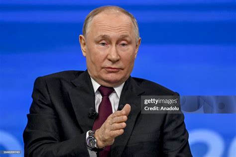 Russian President Vladimir Putin Attends Annual Special Televised