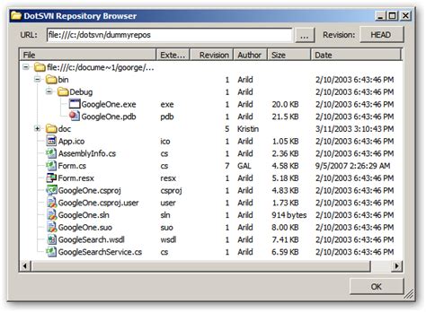 accessing the subversion repository from using dotsvn codeproject