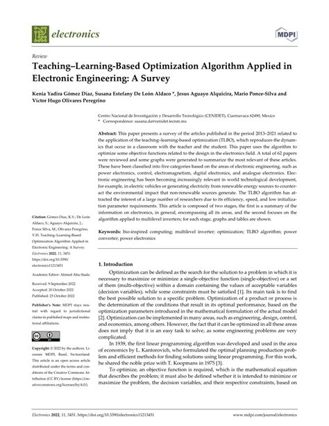 pdf teaching learning based optimization algorithm applied in