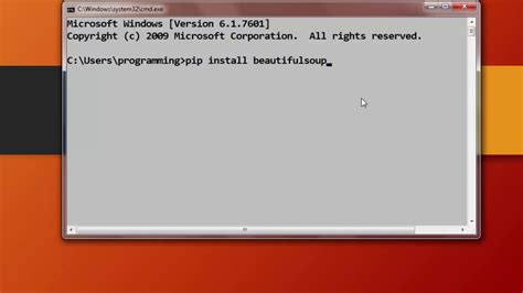 how to install beautifulsoup library on windows youtube