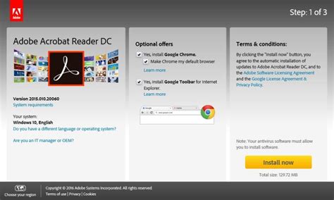 install adobe acrobat reader dc on windows