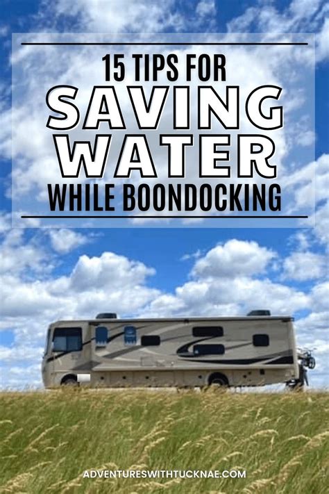 15 Helpful Tips For Saving Water While Boondocking Artofit