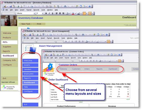 enhance your ms access database configurable menu