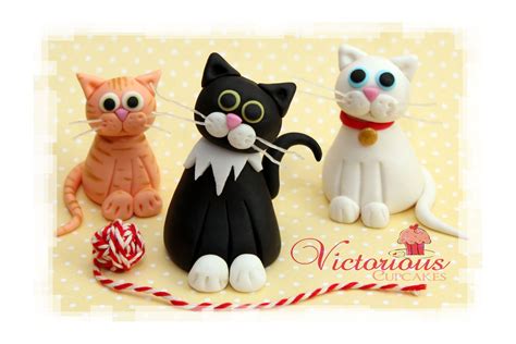 Cat Cake Toppers Fondant Cat Cat Cake Topper Cat Cake