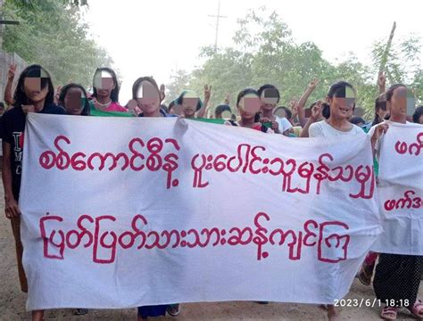 Khit Thit Media On Twitter မြိုင်မြို့နယ် သပိတ် စစ်ကြောင်းက စစ်အာဏာရ