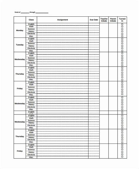assignment sheet template beautiful 10 assignment sheet templates