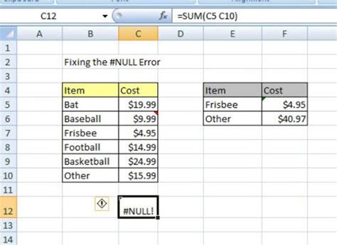 8 common excel formula errors and how to fix them