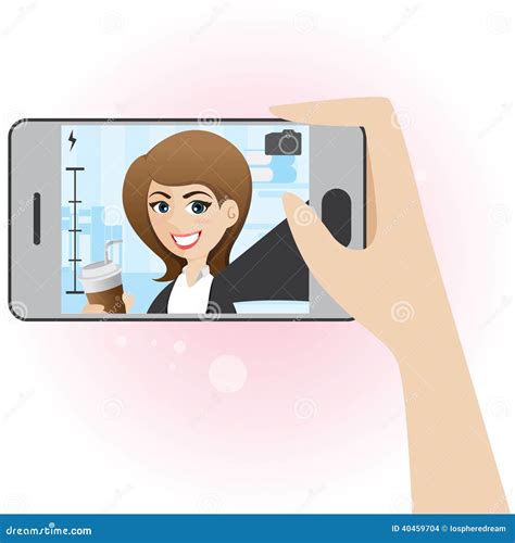 Cartoon Cute Girl Take Selfie Stock Illustrations – 423 Cartoon Cute