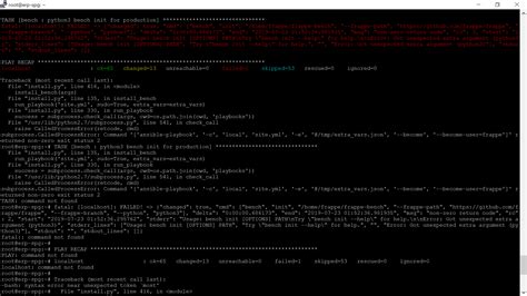 erpnext install fails for ubuntu 16 due to ansible missing setup