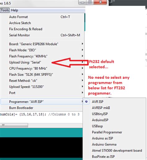 [get 42 ] upload sketch ke arduino isp