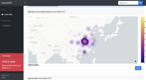 using flask and plotly to build a web app of n cov2019
