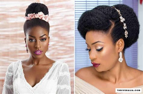 14 Natural Hair Bridal Styles You Can Replicate Thrivenaija