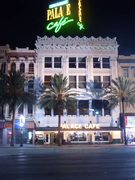 Palace Cafe At Night New Orleans Pala Orleans