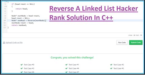 reverse a linked list hacker rank solution in c mobile legends