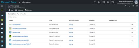 deploying azure virtual machine in simple azure arm mode