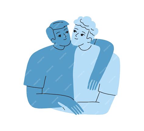 Premium Vector Happy Gay Couple Homosexual Romantic Relationship