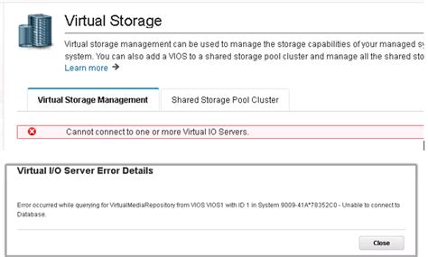 hmc enhanced gui error occurred while querying for