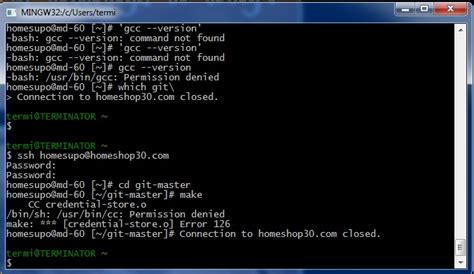 linux bin sh user bin cc permission denied stack