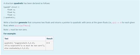 solved the following struct type has been defined typedef