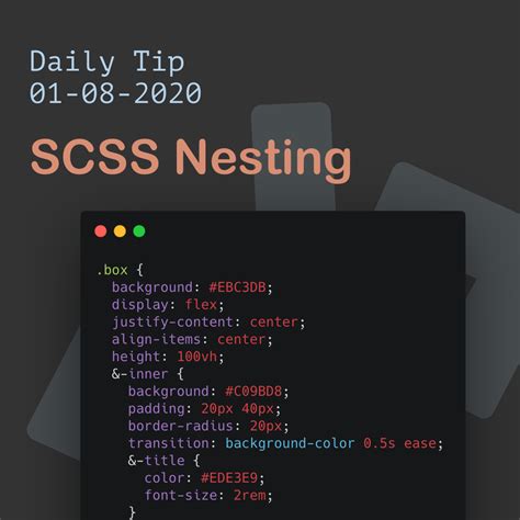 scss nesting how it works and why you need it