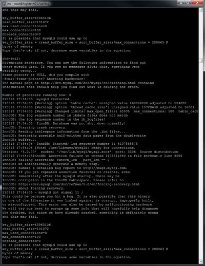 how to recover corrupted mysql data kolmisoft wiki